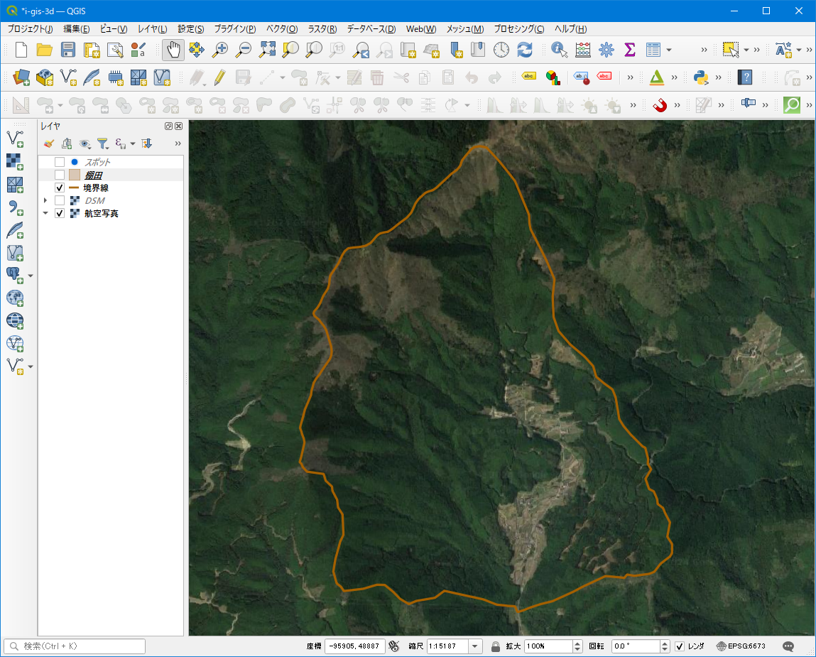 QGIS データを Web で表示 #2 - Qgis2threejs #地図 - Qiita