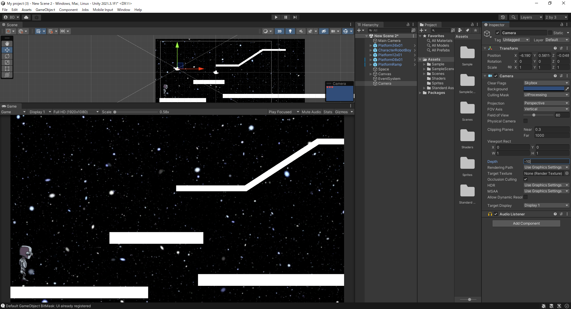 【Unity】Render Textureを使ってPost ProcessingをUIだけに適用する #postprocessing - Qiita