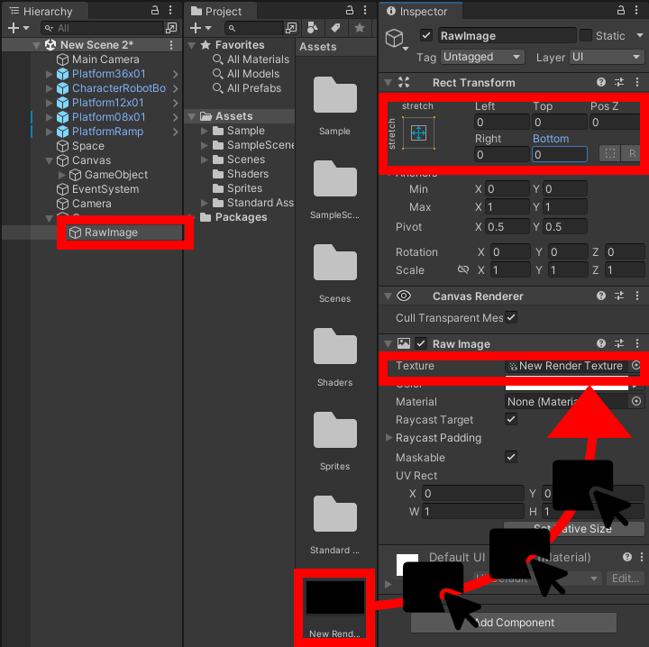 【Unity】Render Textureを使ってPost ProcessingをUIだけに適用する #postprocessing - Qiita