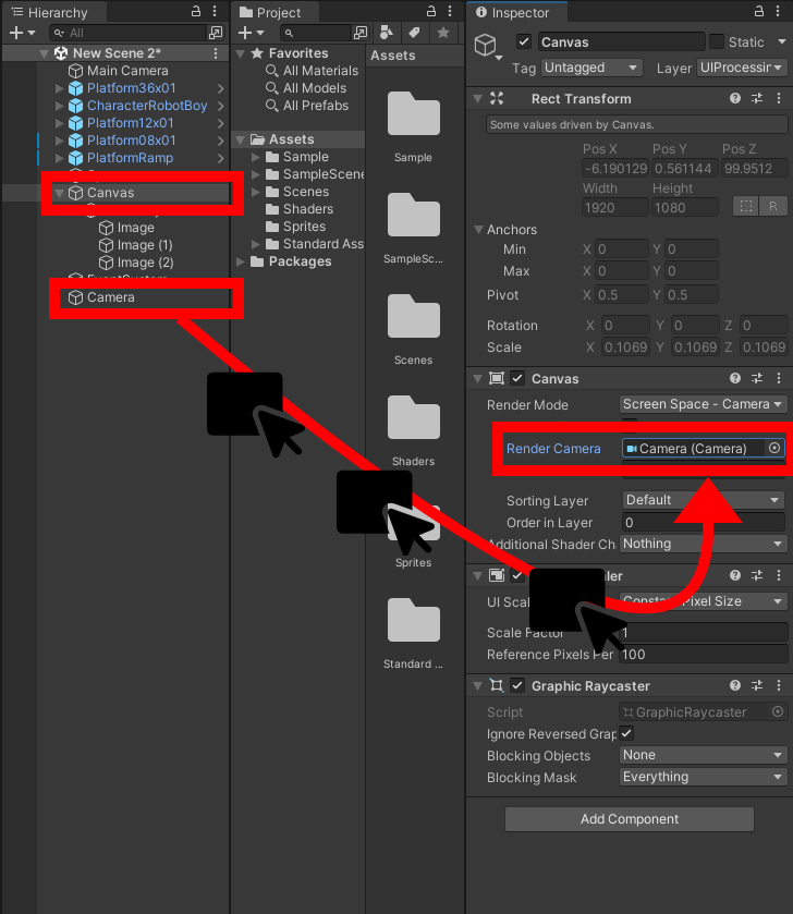 【Unity】Render Textureを使ってPost ProcessingをUIだけに適用する #postprocessing - Qiita