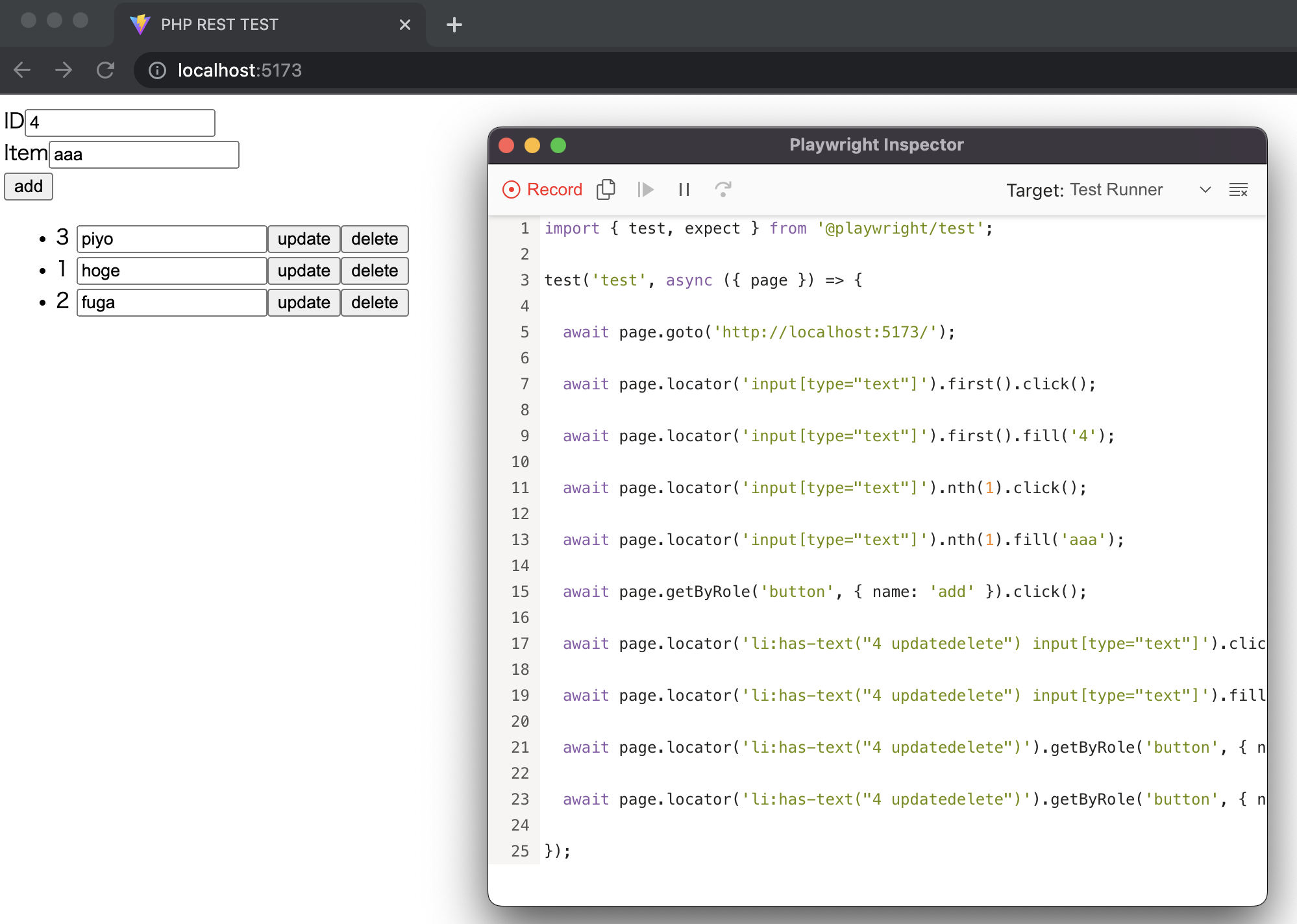 gaugeのテストでブラウザ操作にPlaywrightを使う #Playwright - Qiita
