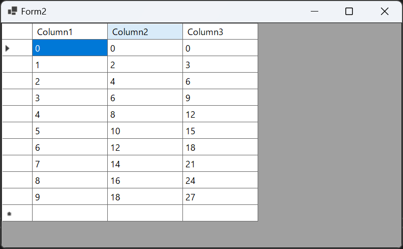 Windows FormsのDataGridViewがイマイチすぎるので少しはマシに使える方法を考える #C# - Qiita
