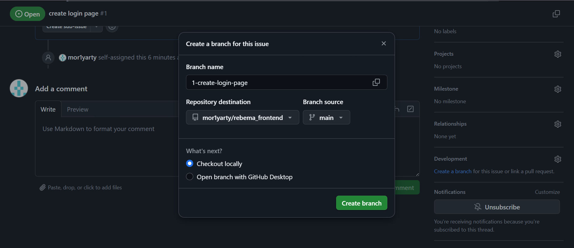 Issueと紐付けたGit PR/Commitのワークフロー #GitHub - Qiita