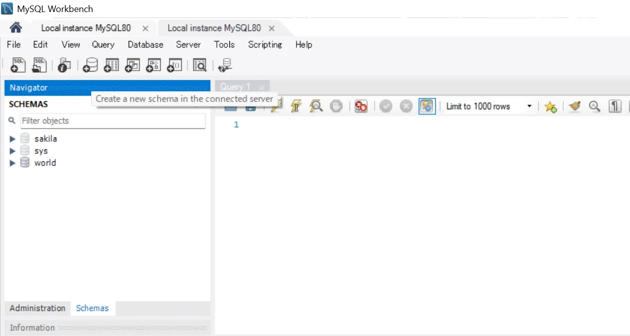 MySQLのデータベースをWorkBenchで作ってみる #MySQLWorkbench - Qiita