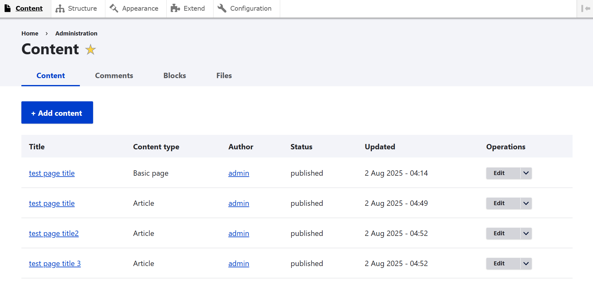 Drupal 基本 #Drupal11 - Qiita