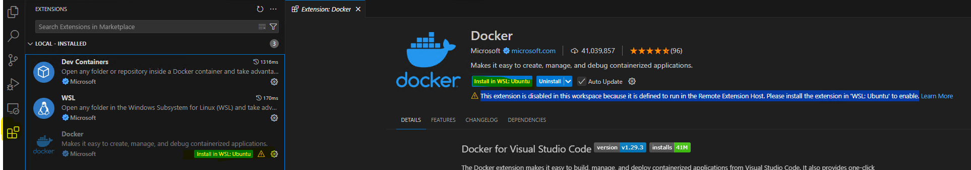 Windows+WSL2+Docker+VSCODEで使い捨て開発環境を構築するまで～後編～ #Python - Qiita