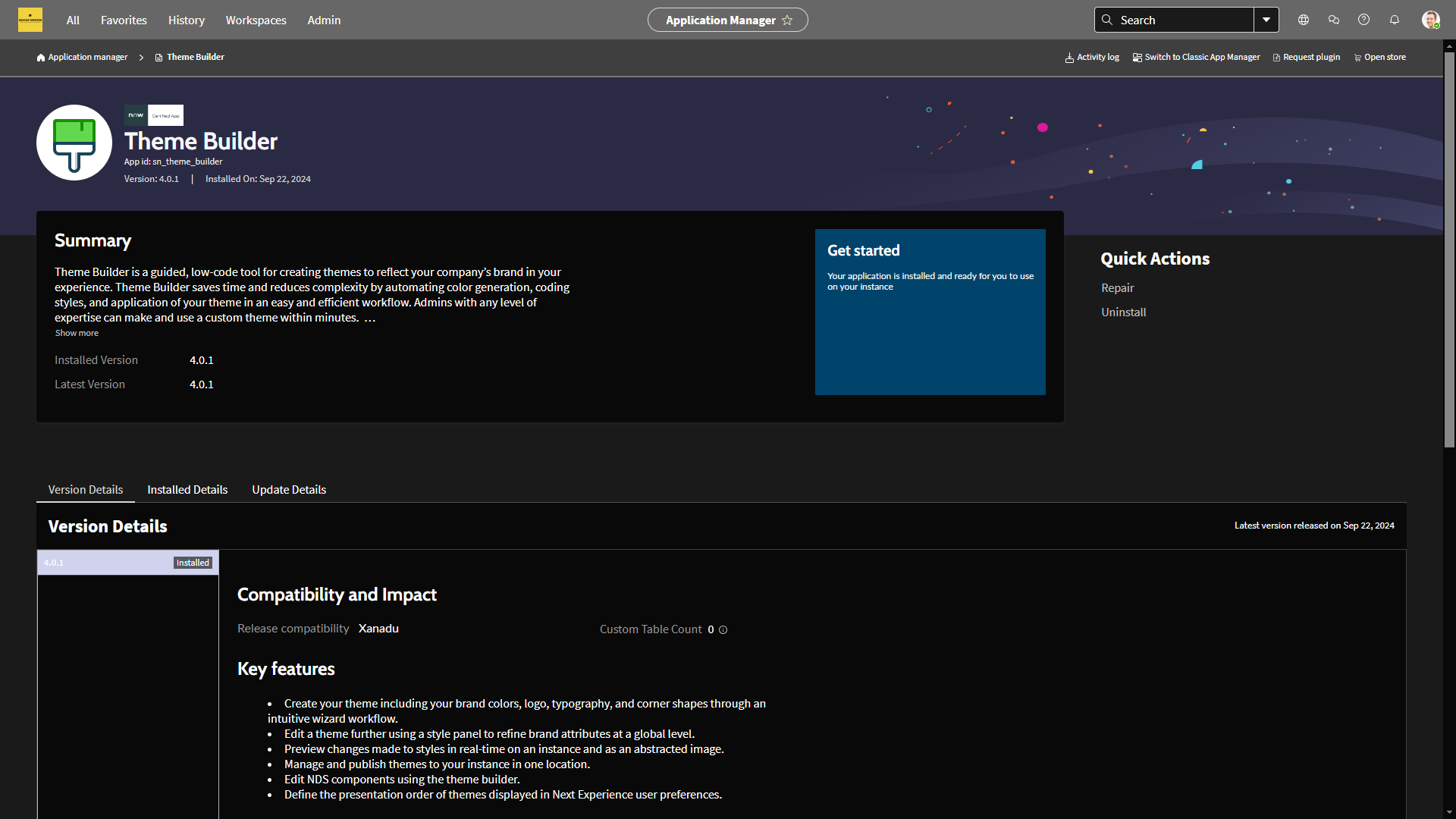 [ServiceNow] Theme Builderを使ってみる (1) - 基本機能 - #Xanadu - Qiita