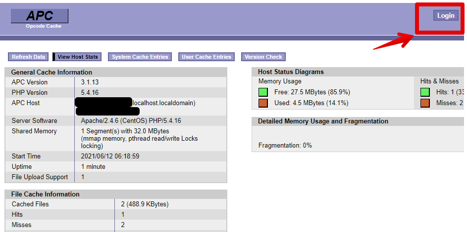 APCの管理画面を見てみよう #初心者 - Qiita