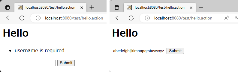Struts2 Validation #Java - Qiita