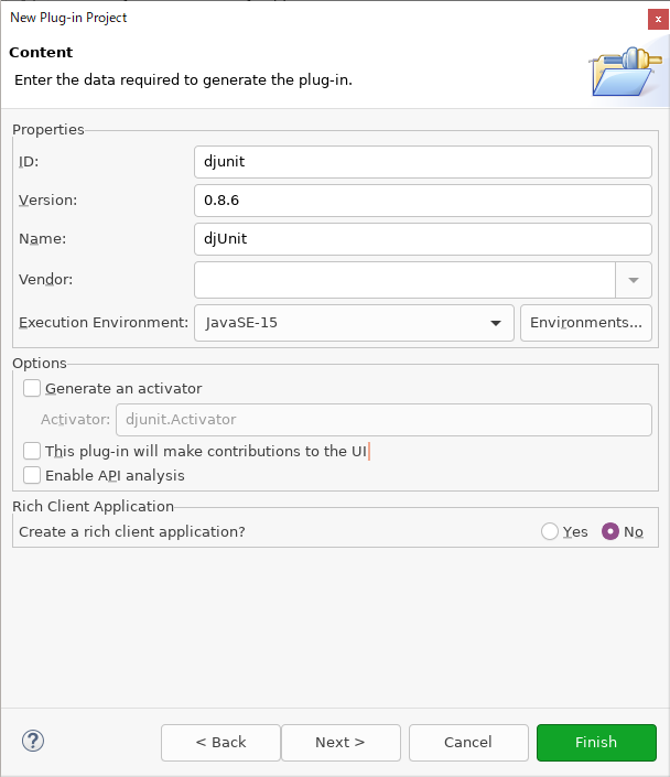 djUnitをJava15、eclipse2021-03で使用する #Eclipse - Qiita