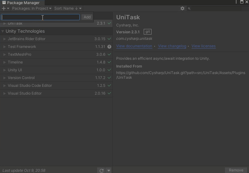 UniTaskの非同期処理やってみた #Unity - Qiita