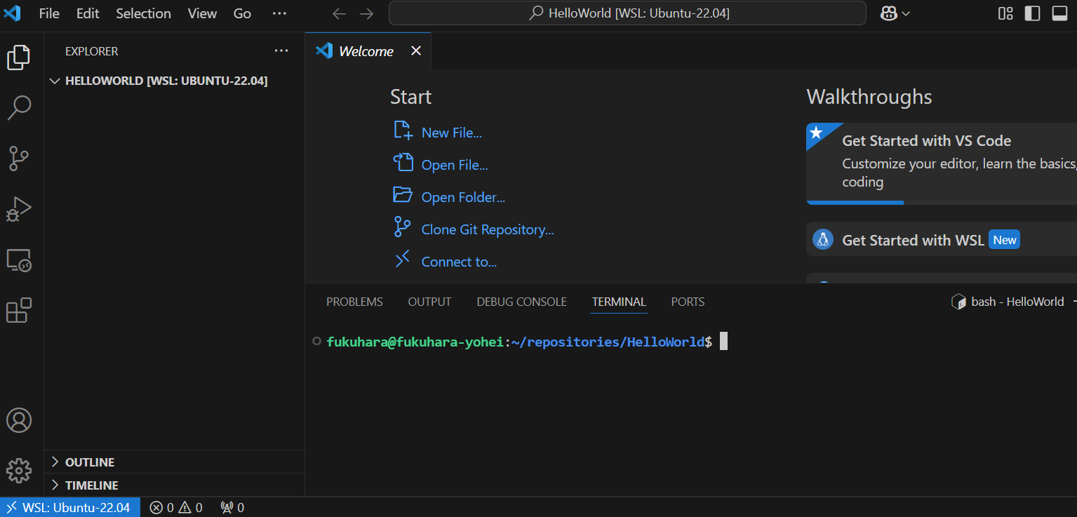 WSLで VS Code の使用を開始する #VSCode - Qiita
