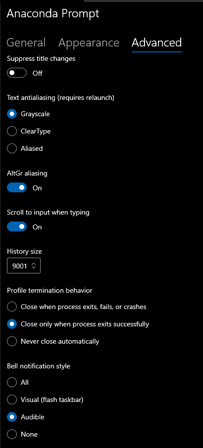 Windows Terminal に Anaconda Powershell Prompt を追加するには？ #Python - Qiita