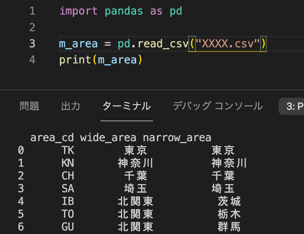 VSCodeでPandasを使いやすくする #Python - Qiita