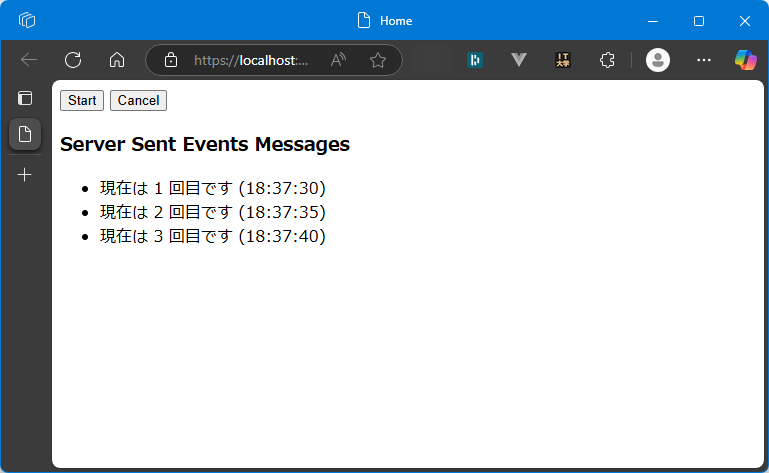 BlazorでのServer Sent Eventsの実装 #C# - Qiita