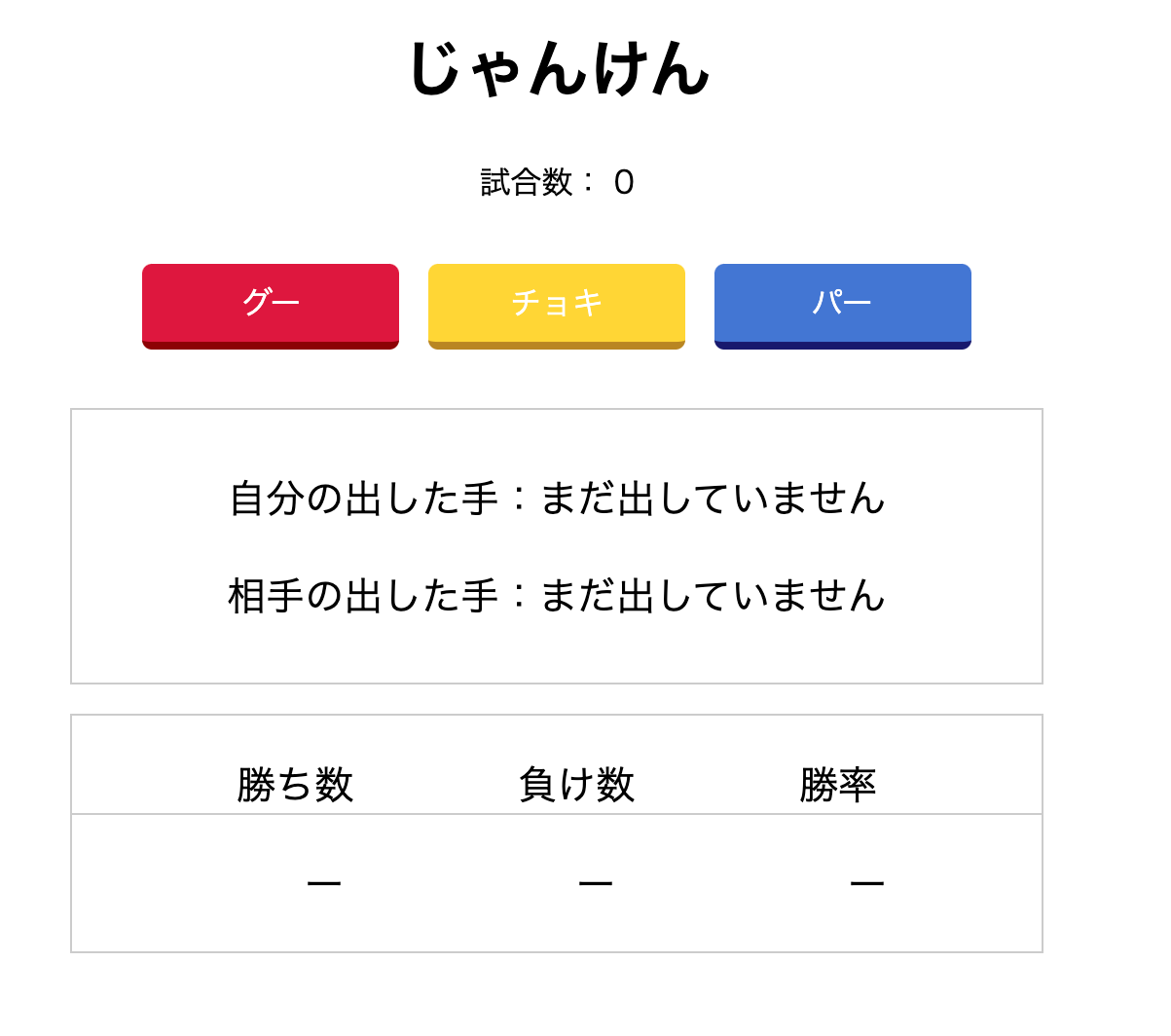 JavaScript じゃんけんゲームを作成 #初学者向け - Qiita
