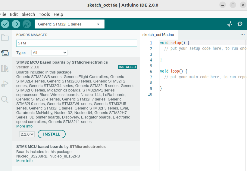 Arduino_Core_STM32 をセットアップ #電子工作 - Qiita