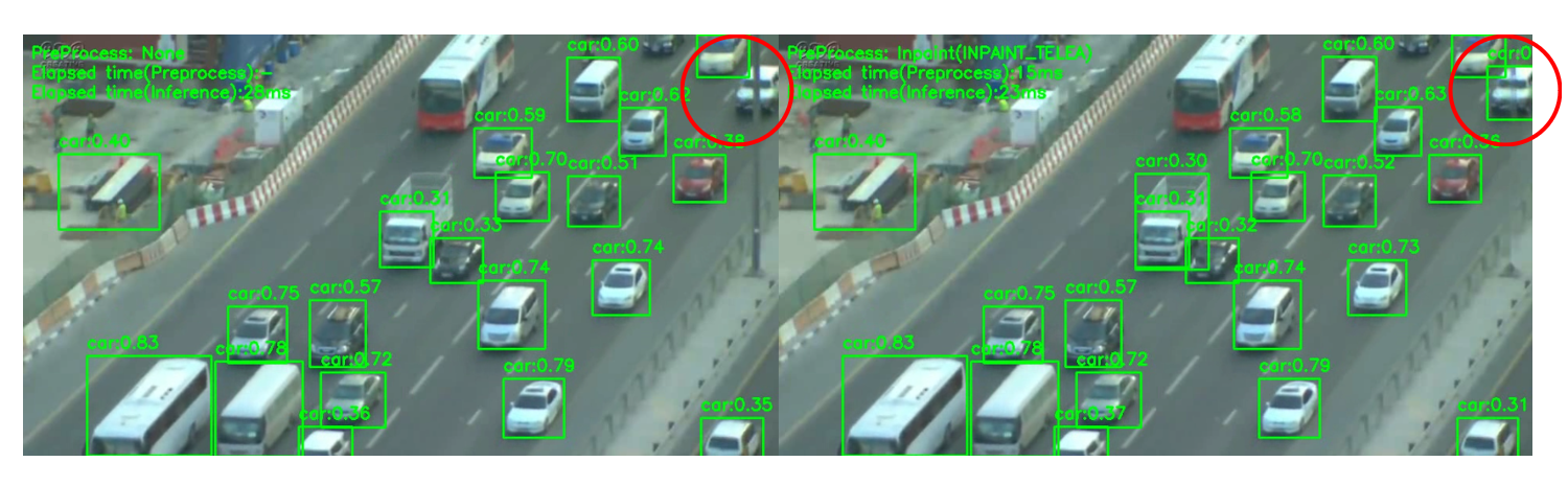 OpenCVのInpaintingでオクルージョン画像の物体検出精度向上🔍 #Python - Qiita