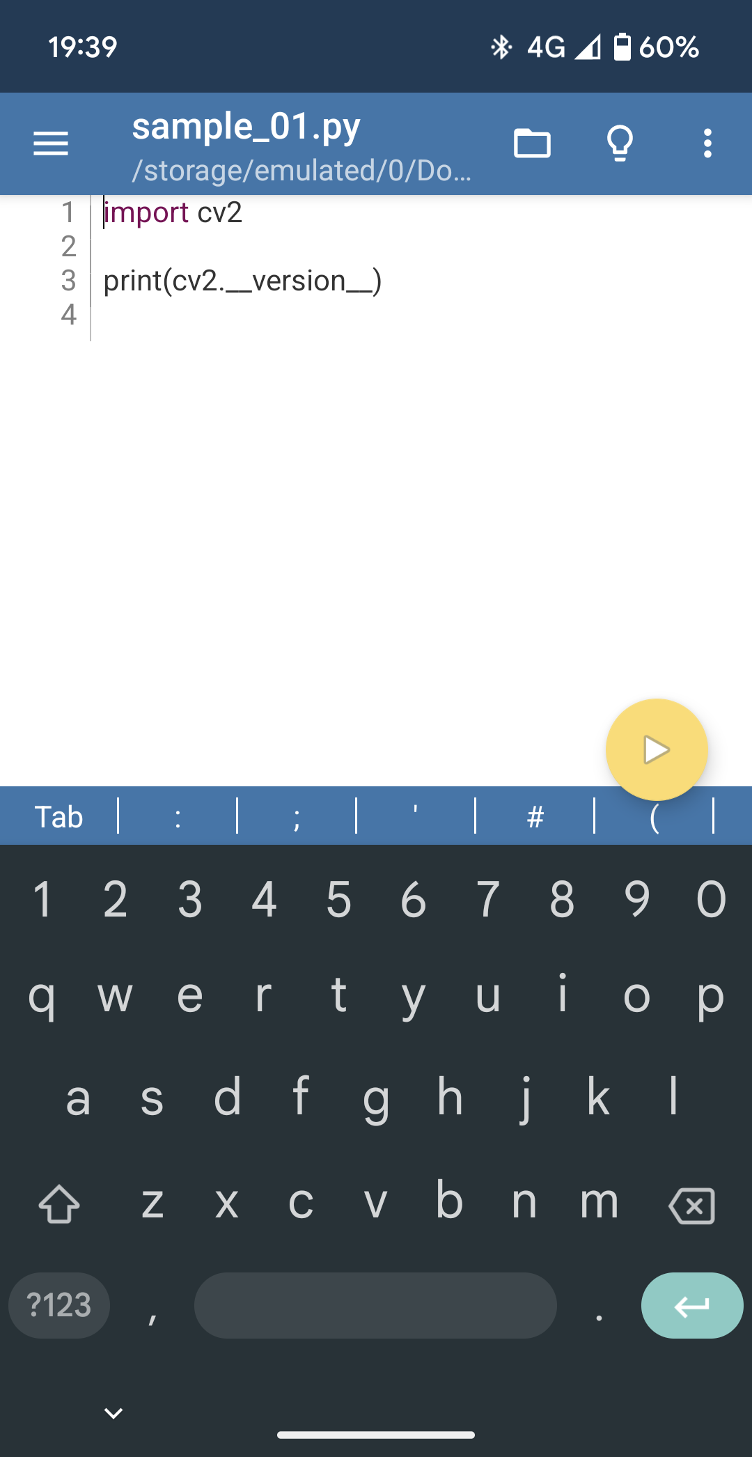 Pydroid 3 で OpenCV を動かして画像処理やAIをお試し #Python - Qiita