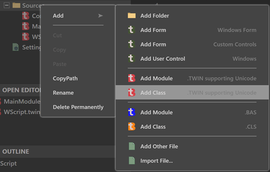 twinBASICの統合環境(IDE)による開発 #VisualBasic - Qiita
