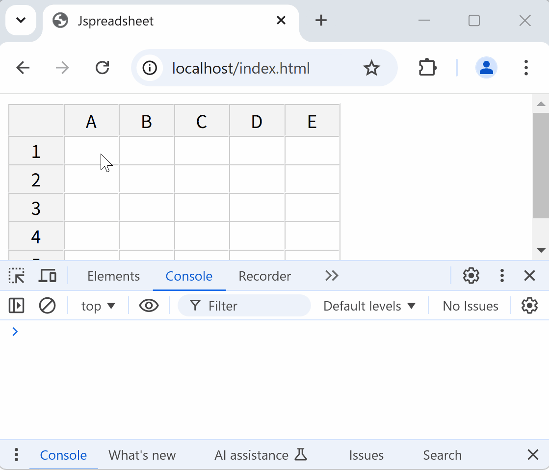 Jspreadsheet 使い方メモ1（基本） #JavaScript - Qiita