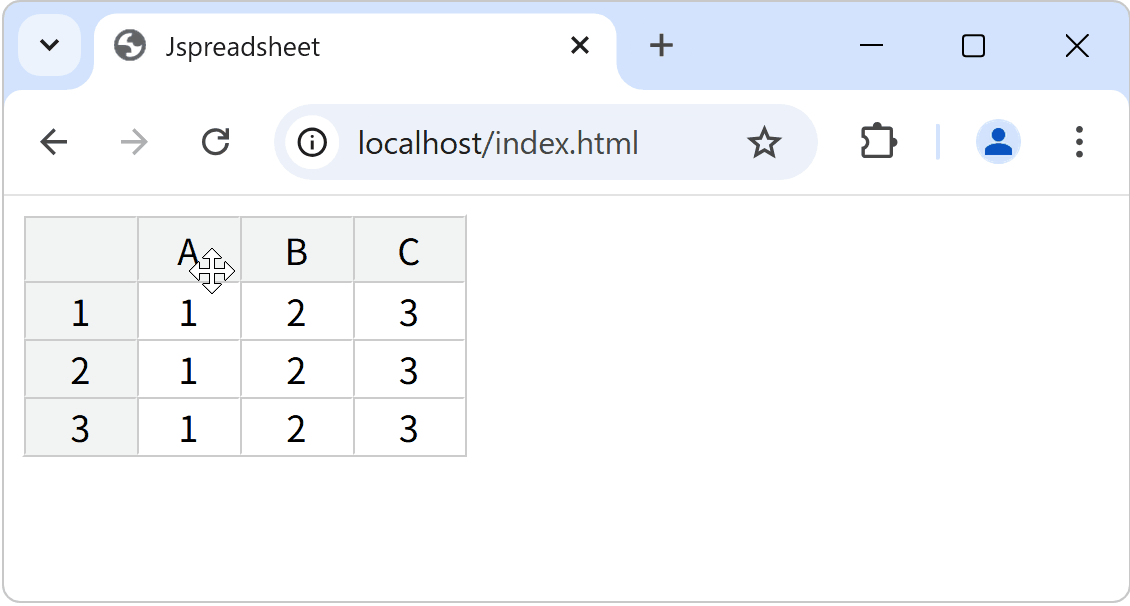 Jspreadsheet 使い方メモ2 3（グリッドのオプション） Javascript Qiita 4129