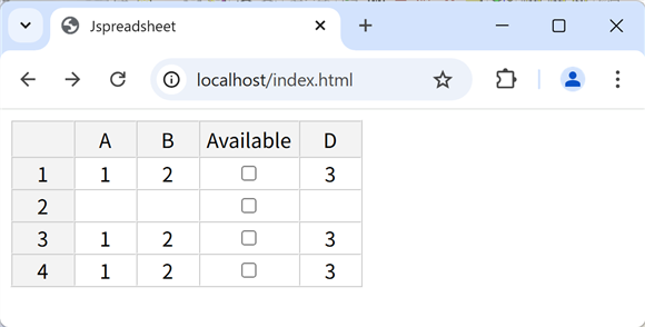 Jspreadsheet 使い方メモ4-1（メソッド） #JavaScript - Qiita