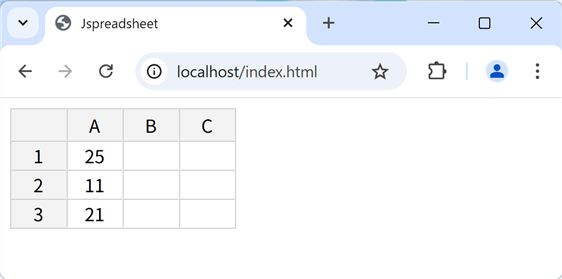 Jspreadsheet 使い方メモ1（基本） #JavaScript - Qiita