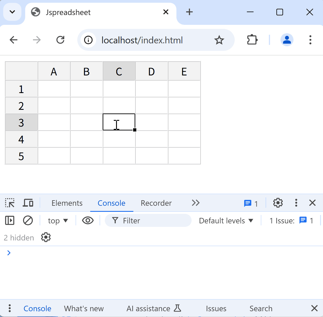 Jspreadsheet 使い方メモ1（基本） #JavaScript - Qiita