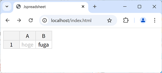 Jspreadsheet 使い方メモ3（カラム・セルオプション） #JavaScript - Qiita