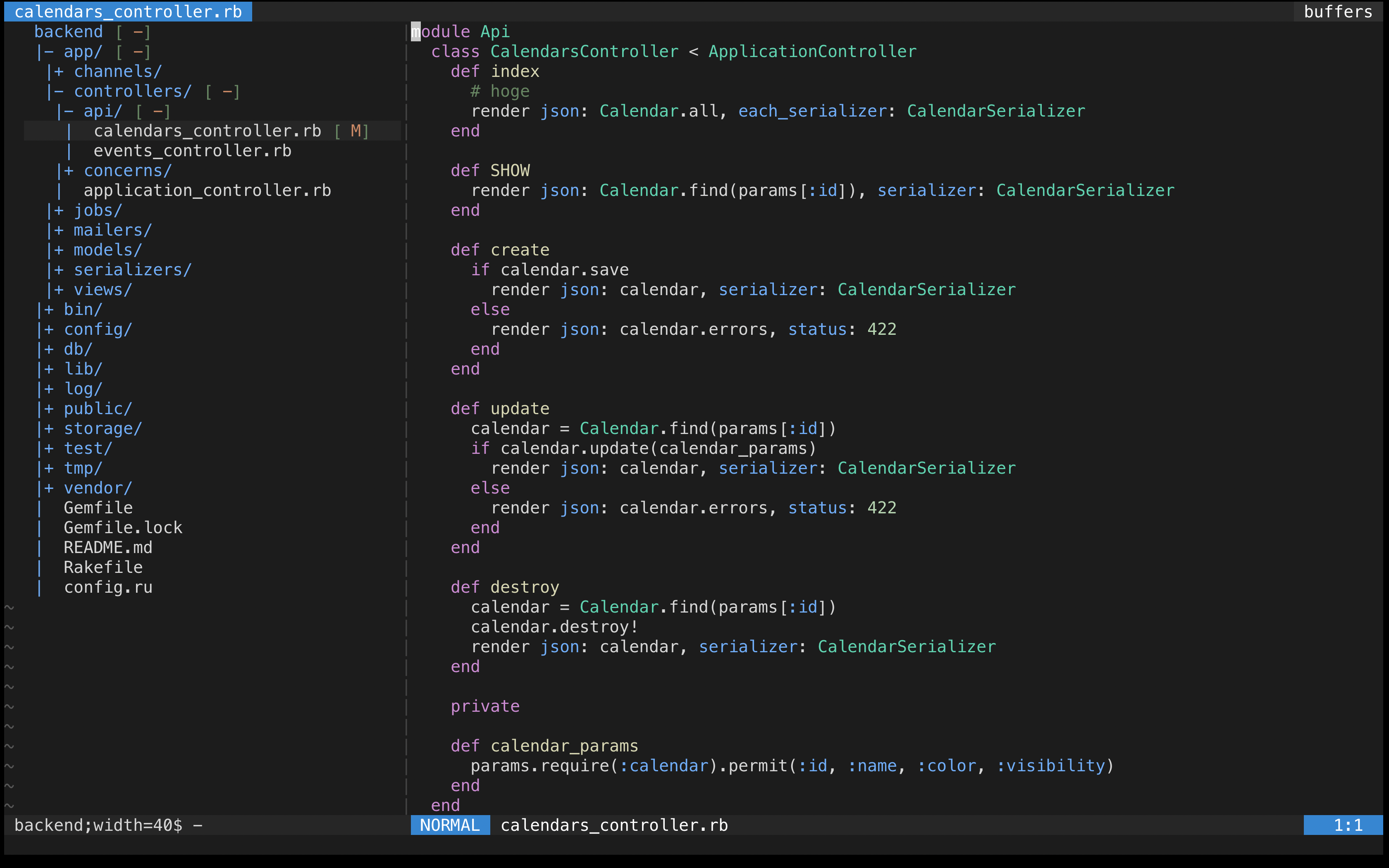 VimをVSCodeライクにする #VSCode - Qiita