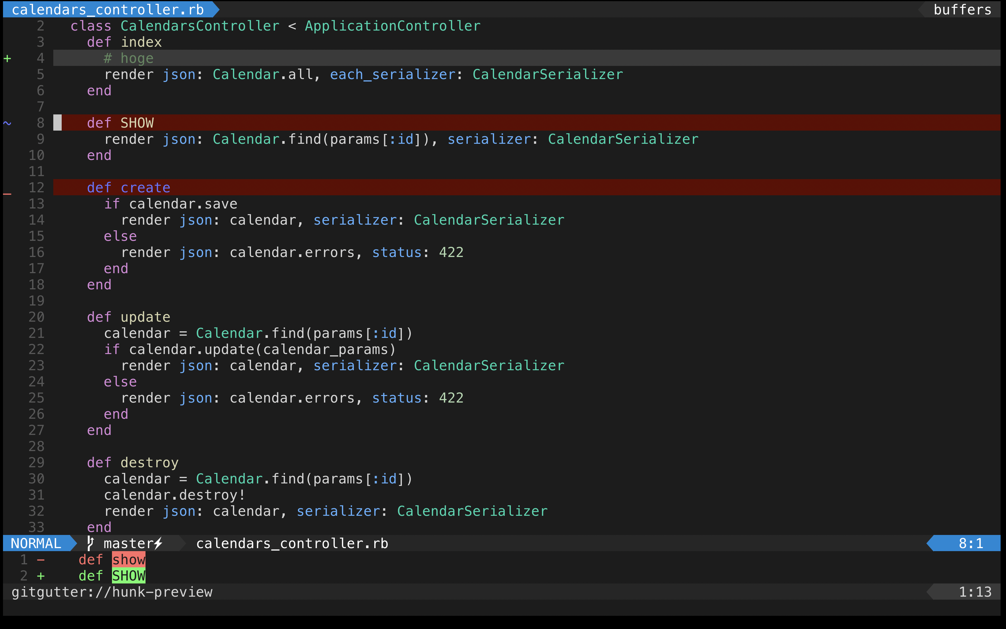 VimをVSCodeライクにする #VSCode - Qiita