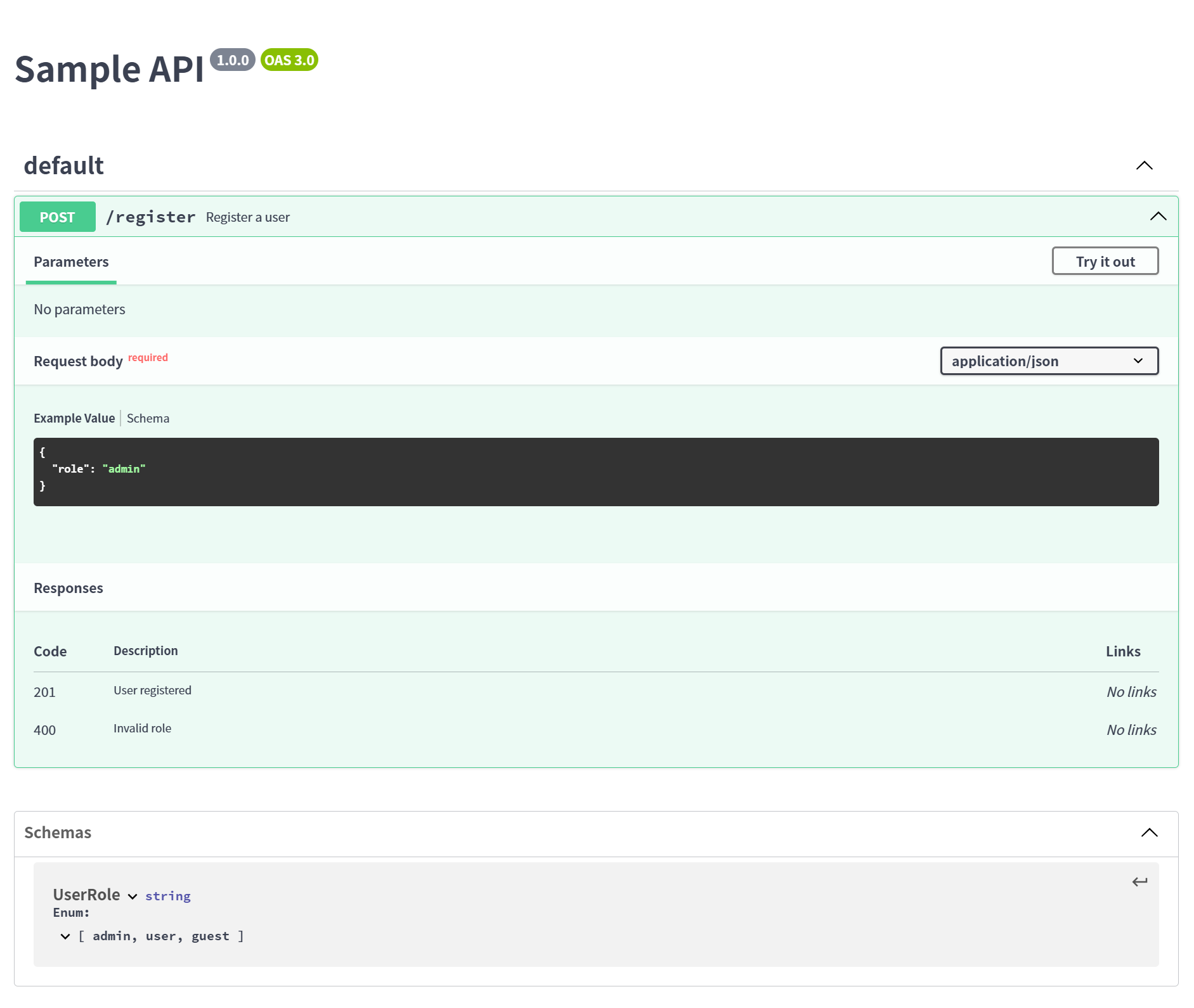 OpenAPIでenumを使った固定値の扱い方 #swagger - Qiita