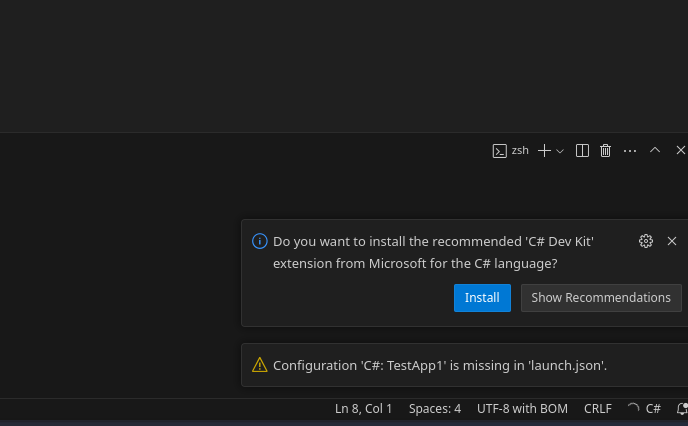 Linux上でAvaloniaUI+VSCodeを使用してdebugするまで #環境構築 - Qiita