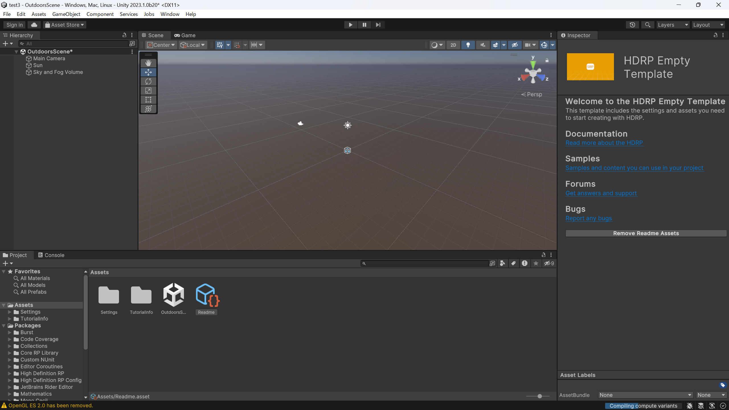 【Unity】HDRPを使って簡単に自然のシーンを制作する vol.1 Physically Based Sky編 #3D - Qiita