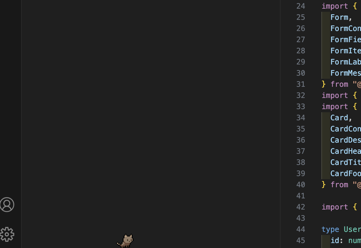 VSCode 癒しを！vscode-petsでペットを飼おう #AI - Qiita