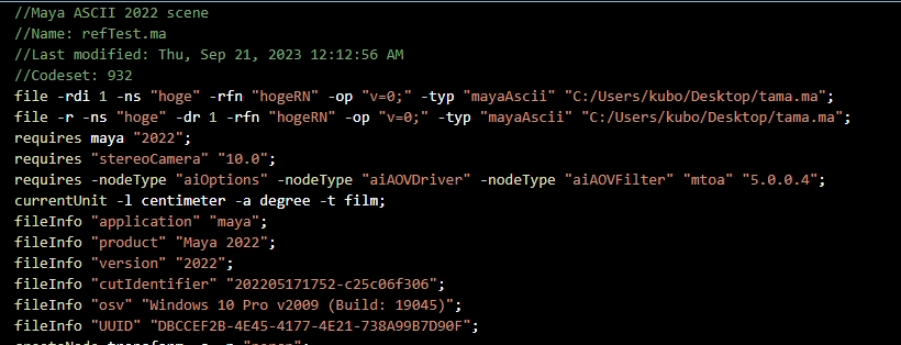Mayaで ファイルを開かずにreferenceしてるファイルを知りたい #Python - Qiita