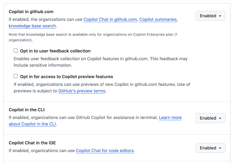 GitHub Copilot Enterprise を検討している方へ -機能、制約、注意事項- #githubcopilot - Qiita