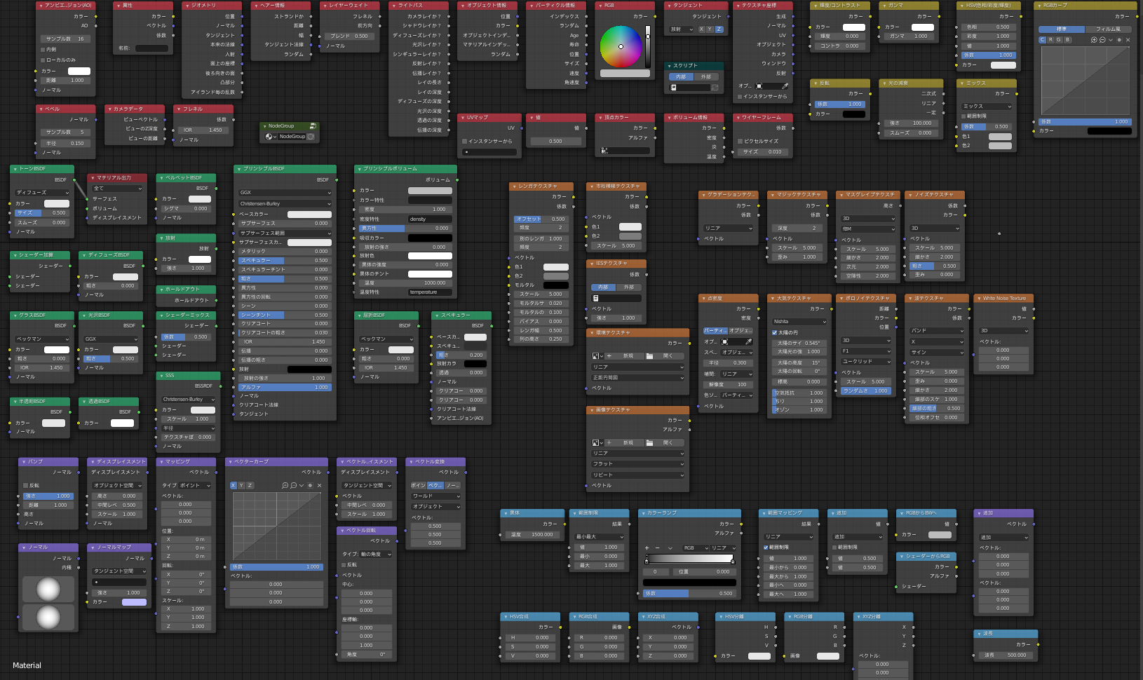 Blenderのシェーダーノード一覧 #blender2.9 - Qiita