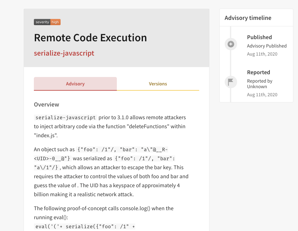 脆弱性のある依存パッケージをnpm auditで監査する #JavaScript - Qiita