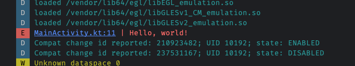 Androidデバッグログの小ネタ #logcat - Qiita