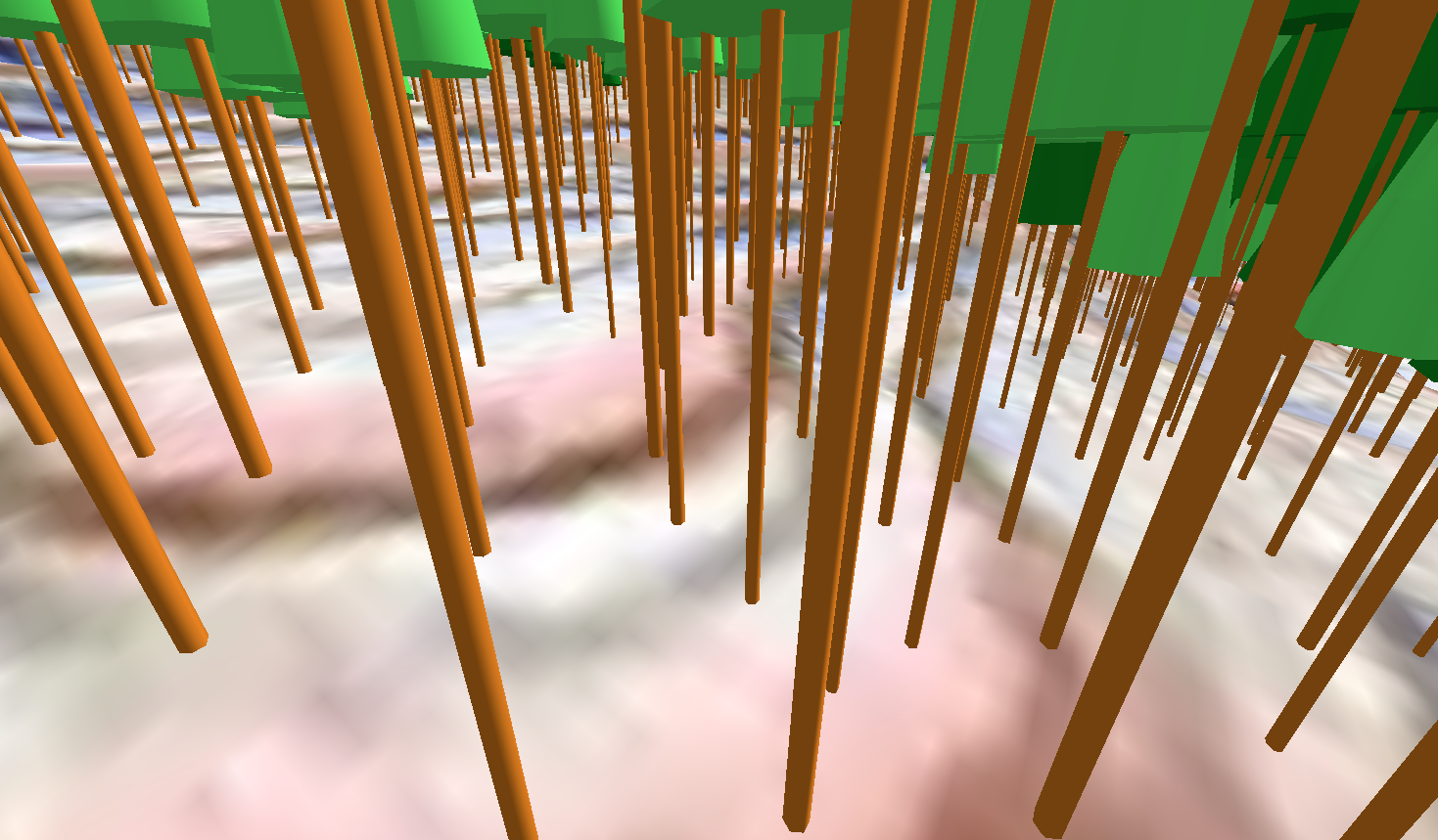 Three Jsで樹頂点ポイントデータをもとに森林を3dビジュアル化してみる Javascript Qiita