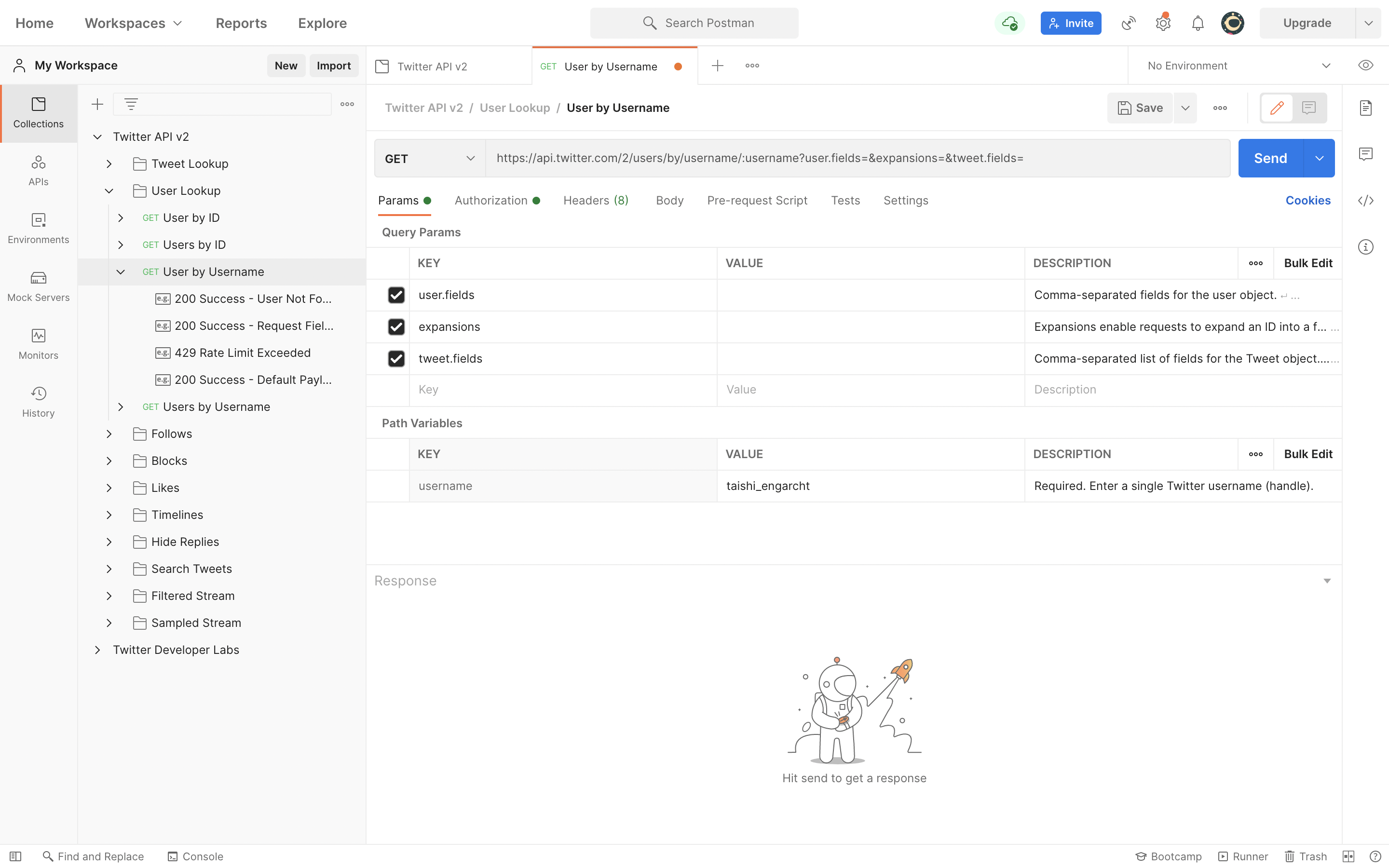 PostmanでTwitter APIを直叩きしてみた #TwitterAPI - Qiita