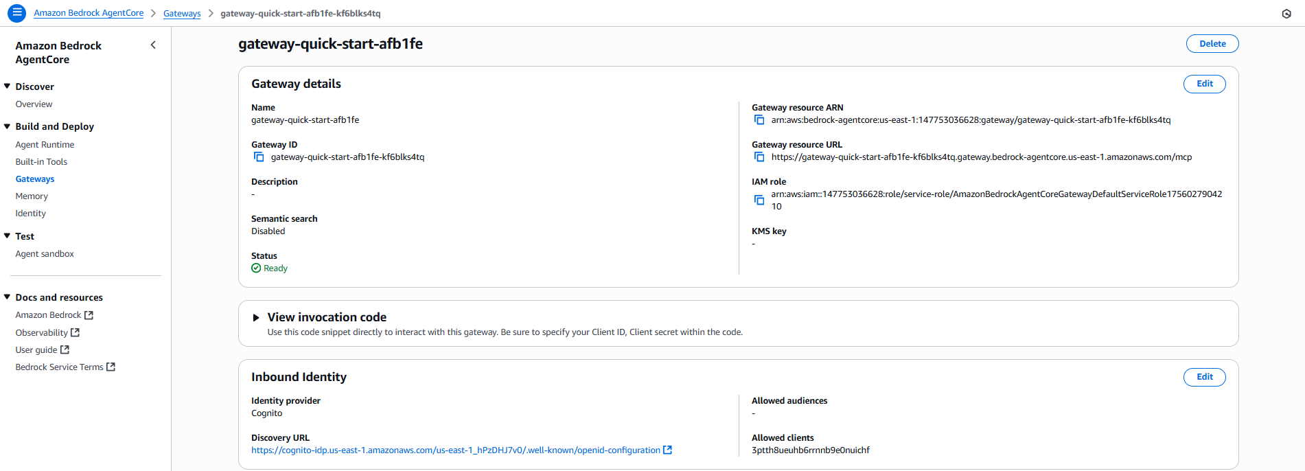 AWS LambdaをAmazon Bedrock AgentCore GatewayでMCP互換ツールに変換して、Strands Agentsから呼び出してみた ...