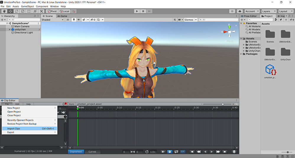 [Unity]UmotionProの使い方ガイド #Unity3D - Qiita