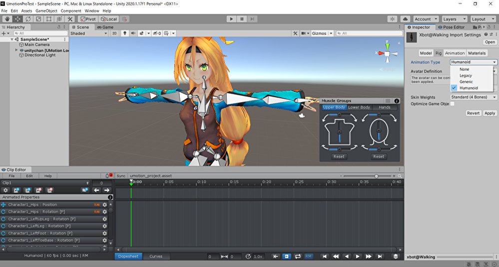[Unity]UmotionProの使い方ガイド #Unity3D - Qiita