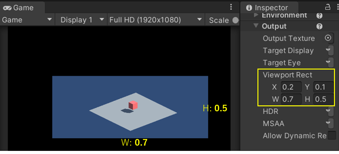 【Unity】カメラの画面描画範囲をUIに合わせる #Viewport - Qiita
