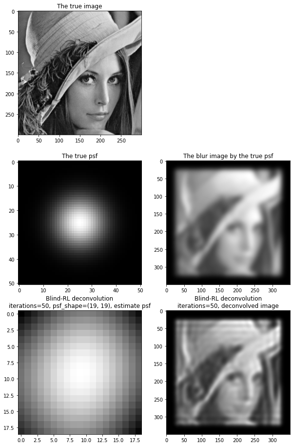 Blind deconvolutionをRichardson-Lucy deconvolutionベースで実装しよう #Python - Qiita