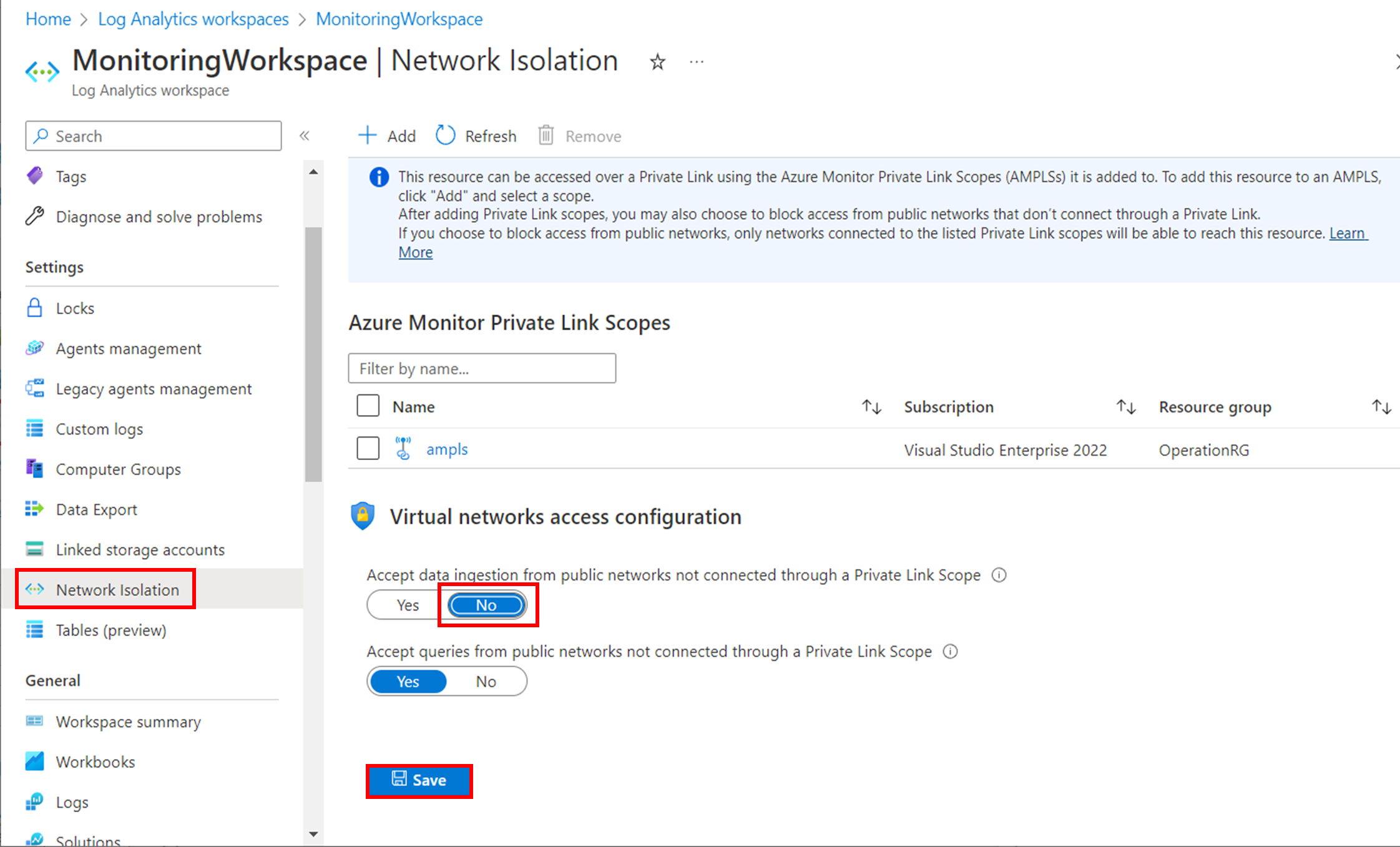 Azure Private Link を介し、Azure Monitor に接続する #AzureVM - Qiita