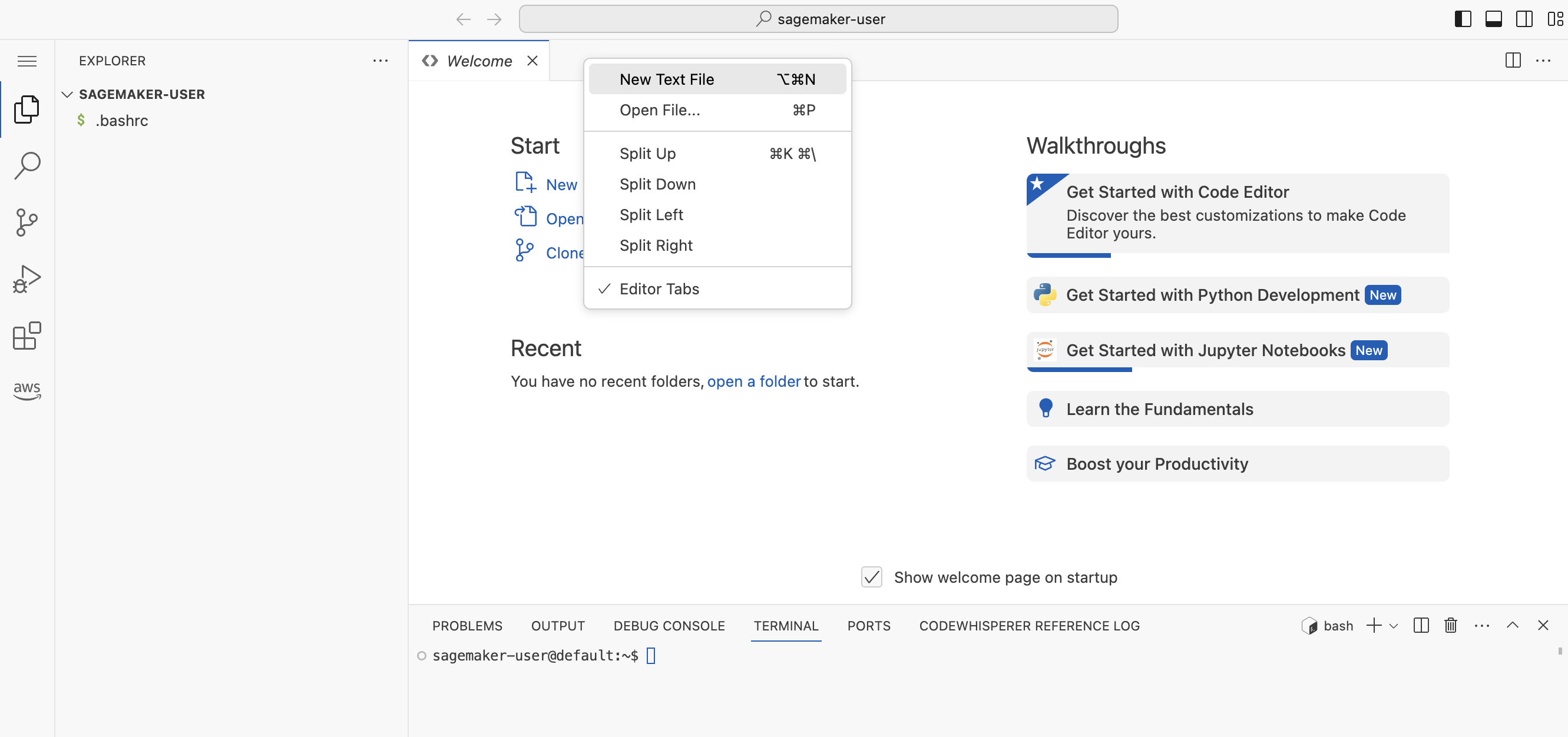 AWS Cloud9が突然、新規利用不可に？ 代替策「SageMaker Studio コードエディタ」の利用手順 #cloud9 - Qiita